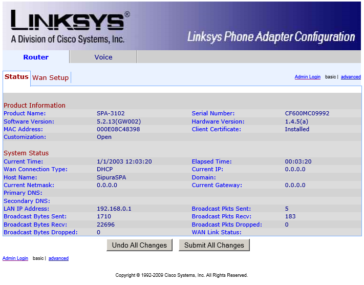 Linksys SPA-3102 - OntheNet
