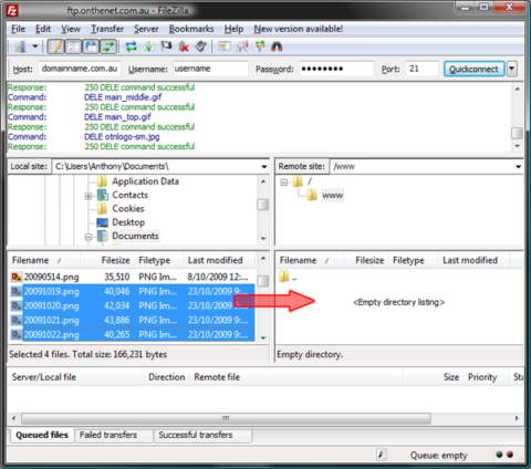 FTP Connectivity - OntheNet