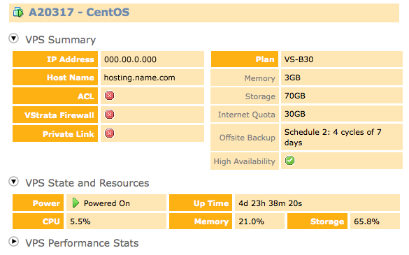 VStrata Virtual Private Servers - OntheNet